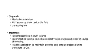 CHEST TRAUMA/ THORACIC TRAUMA or injury pptx | PPTX