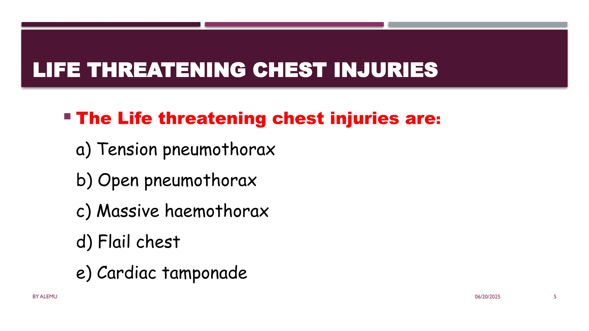 Chest trauma for anesthesia student.pptx