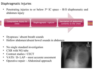 Chest trauma | PPT | Free Download