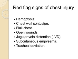 Chest trauma seminar | PPT