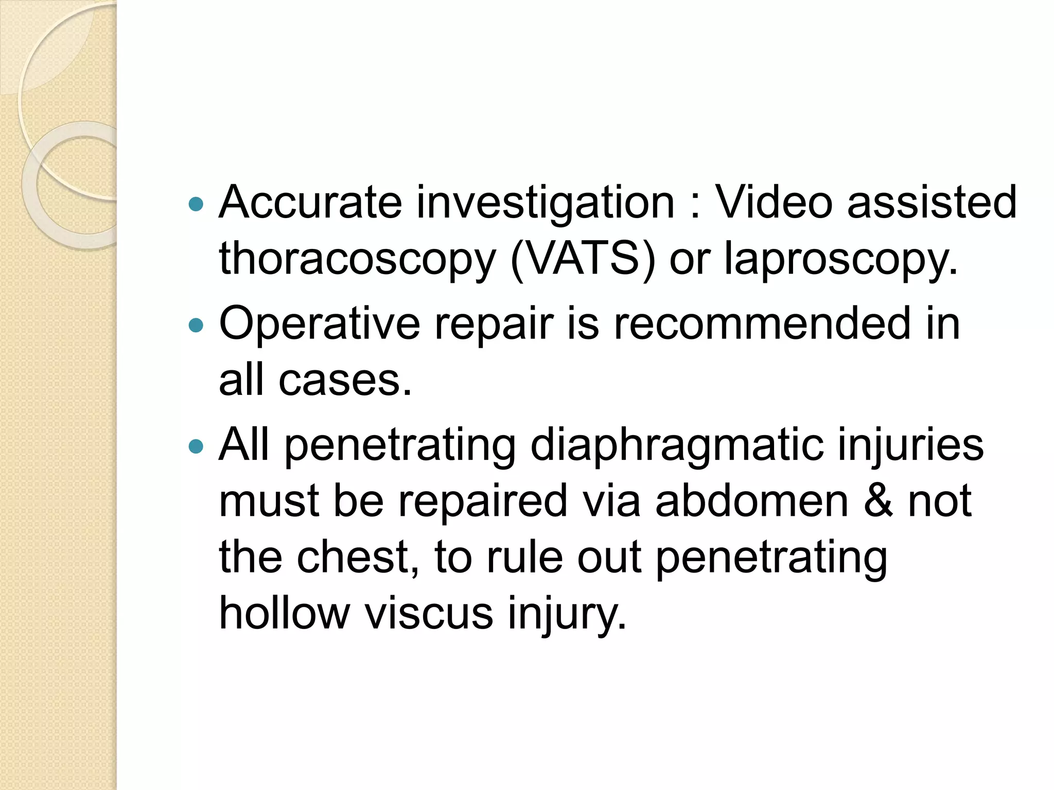 Chest trauma | PPTX