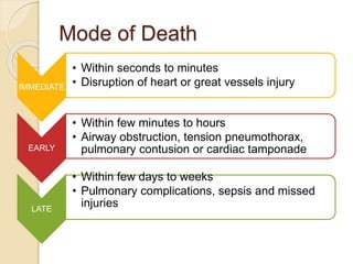 Chest trauma | PPTX