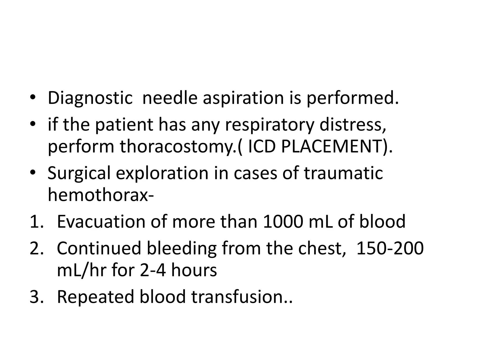 Chest trauma (Emergency Medicine) | PPTX