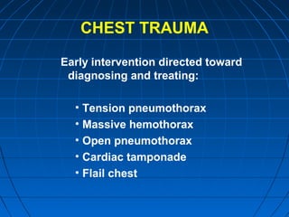Chest trauma | PPT