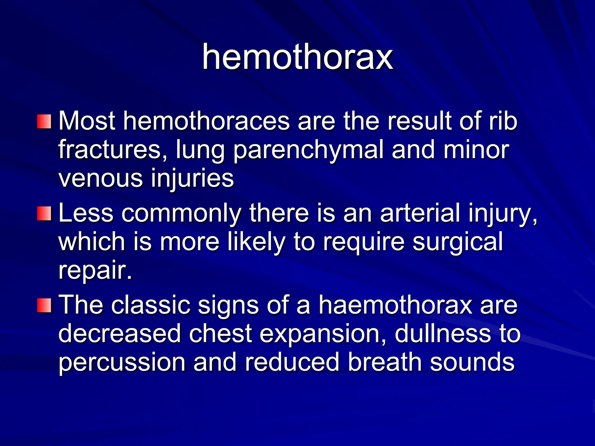 Chest trauma and indication for thoracotomy.ppt