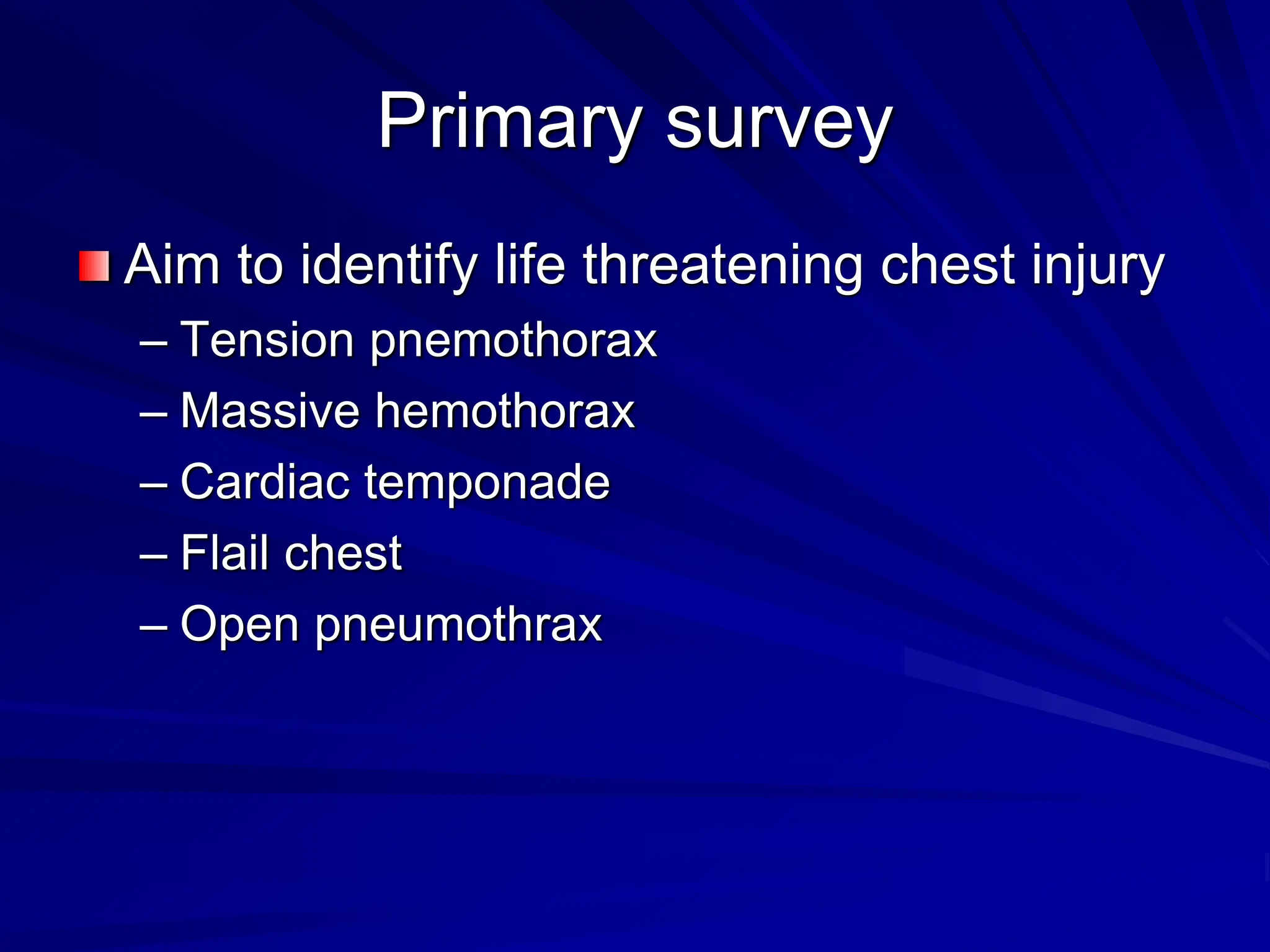 Chest trauma and indication for thoracotomy.ppt