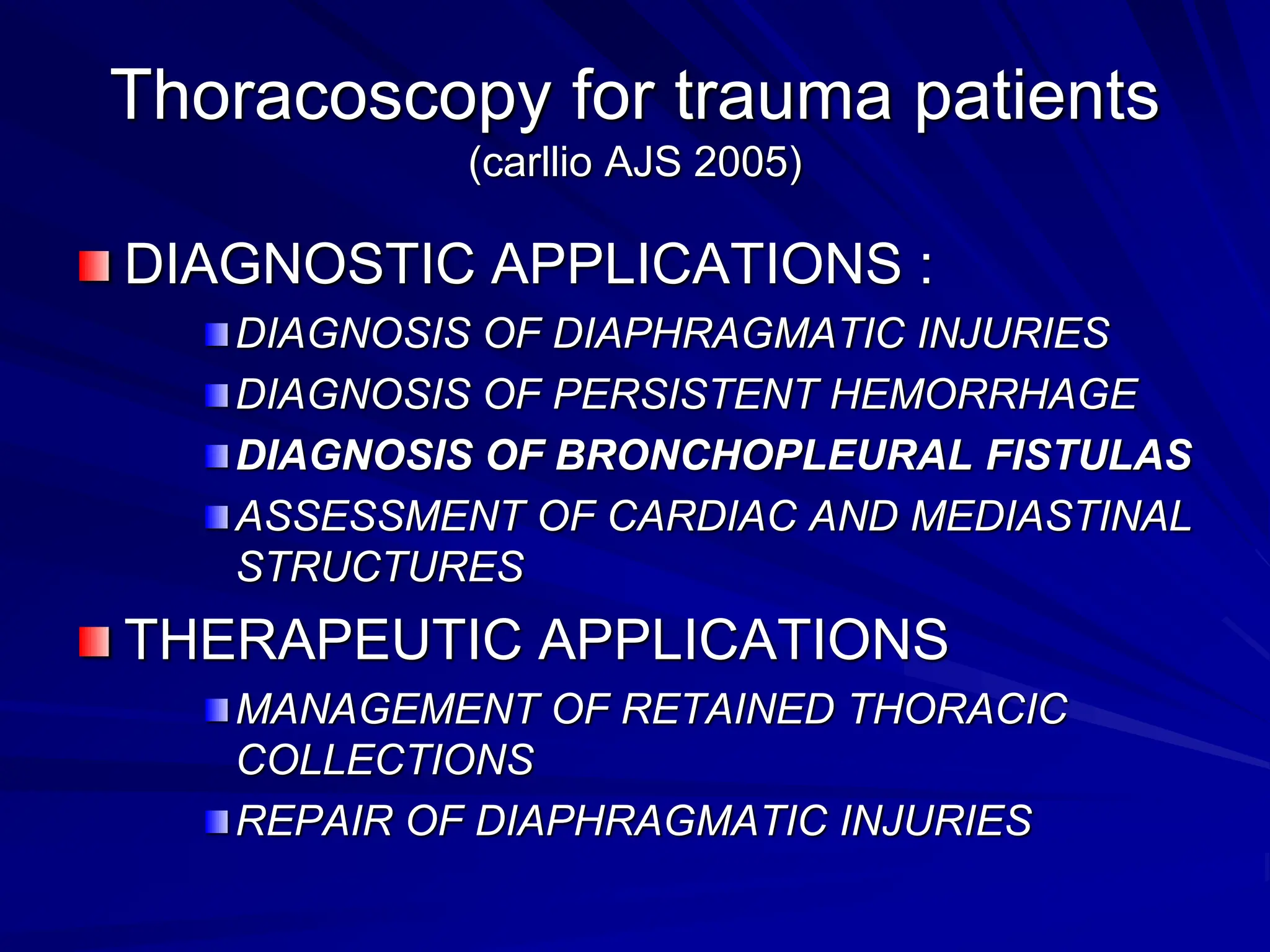 Chest trauma and indication for thoracotomy.ppt