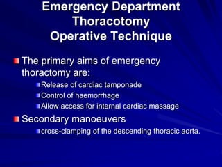 Chest trauma and indication for thoracotomy.ppt