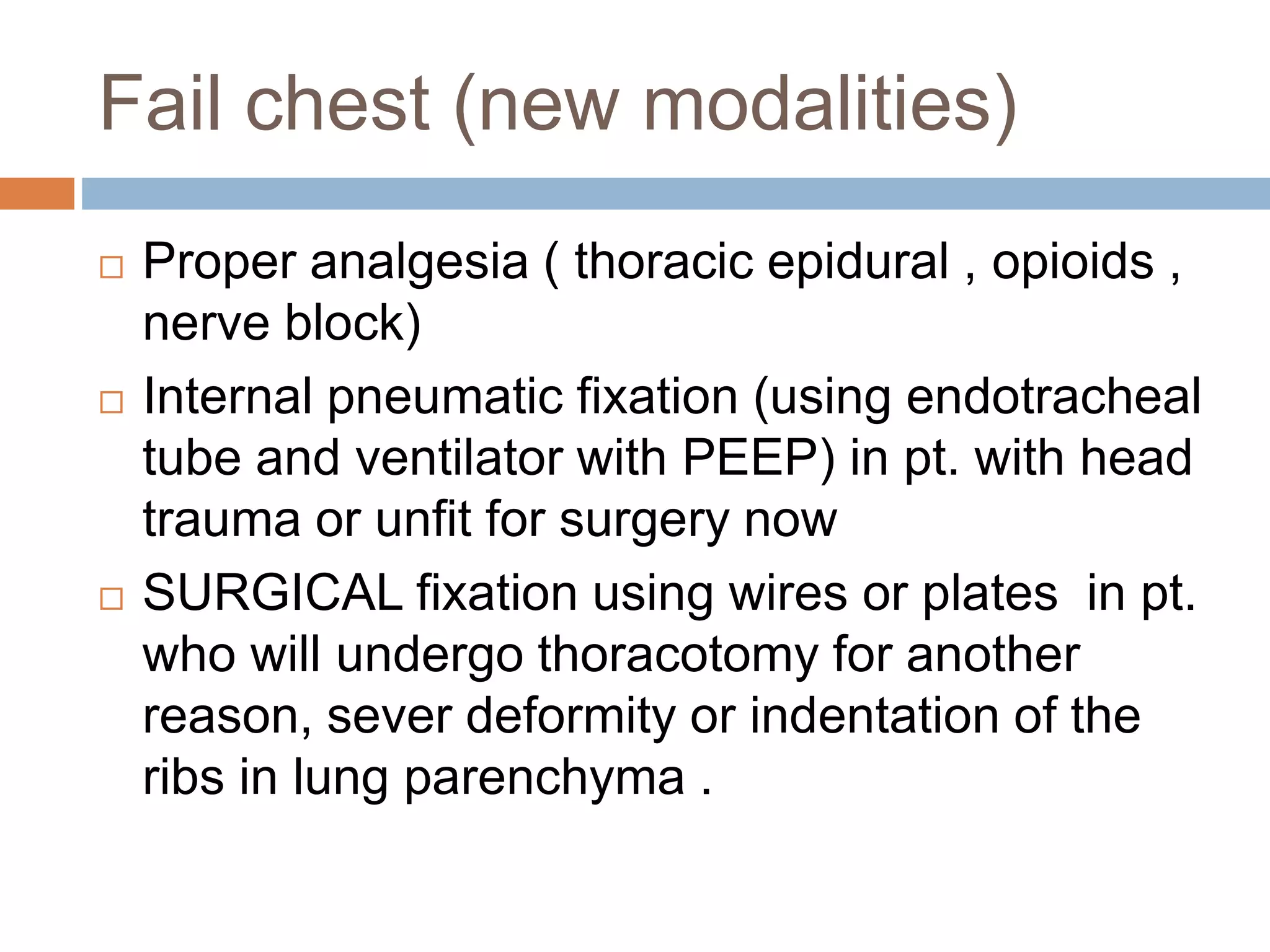 Chest trauma guidelines for ER doctors | PPTX