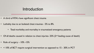 Chest Trauma MBBS teaching in Lilongwe Malawi | PDF