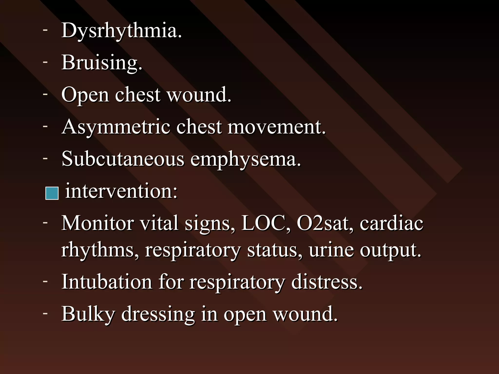 Chest trauma PTT | PPT