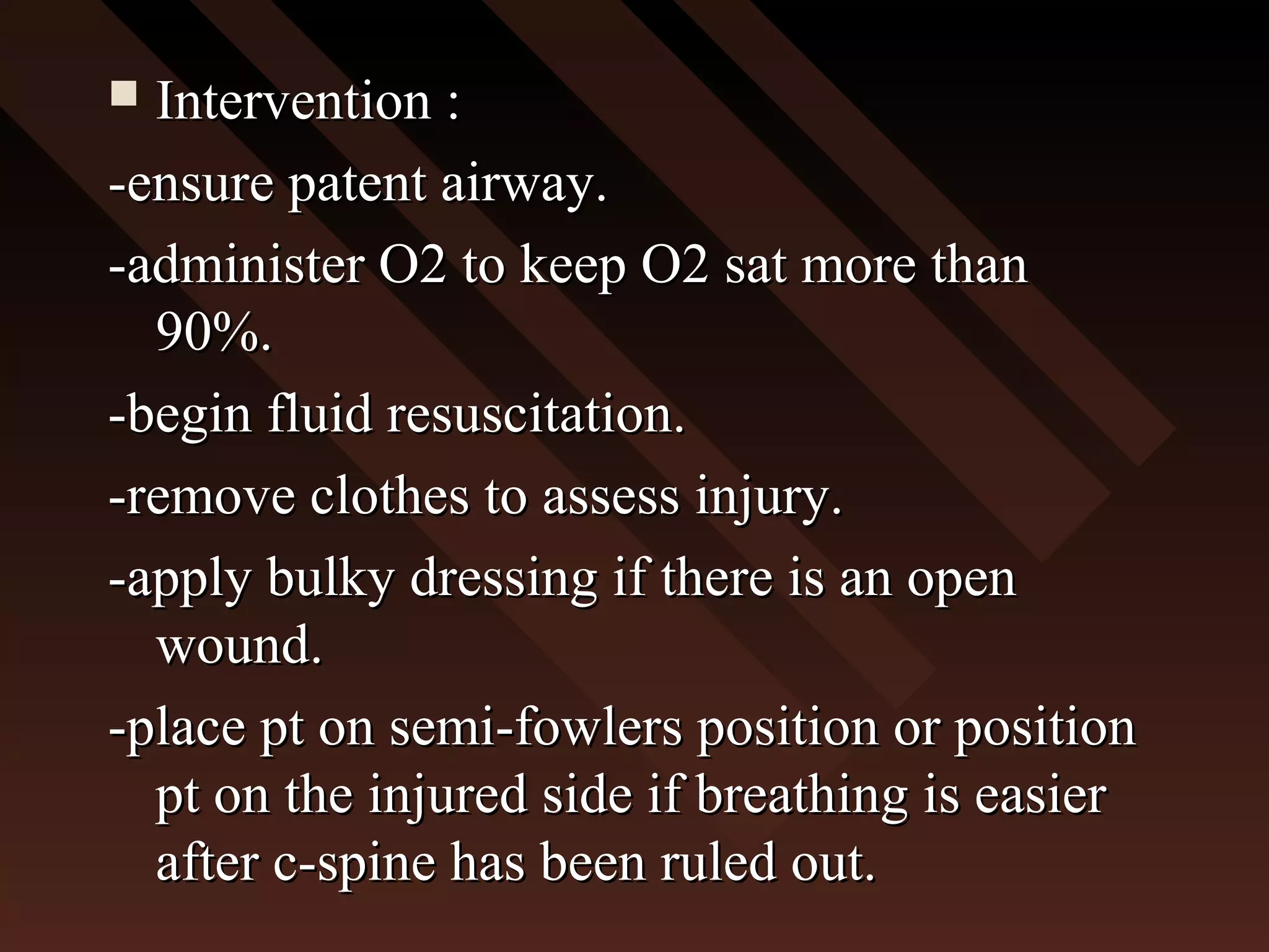 Chest trauma PTT | PPT