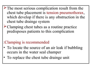chest tube.power point presentation..... | PPT