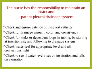 chest tube and physiotherapy for nursing.ppt