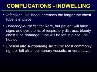 Chest Tube In-Service | PPT