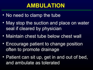 Chest Tube In-Service | PPT