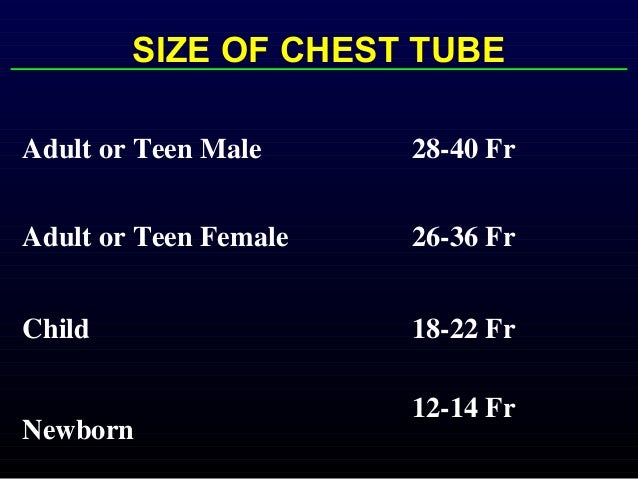 Chest Tube In-Service