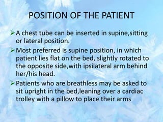Chesttubedrainage | PPT