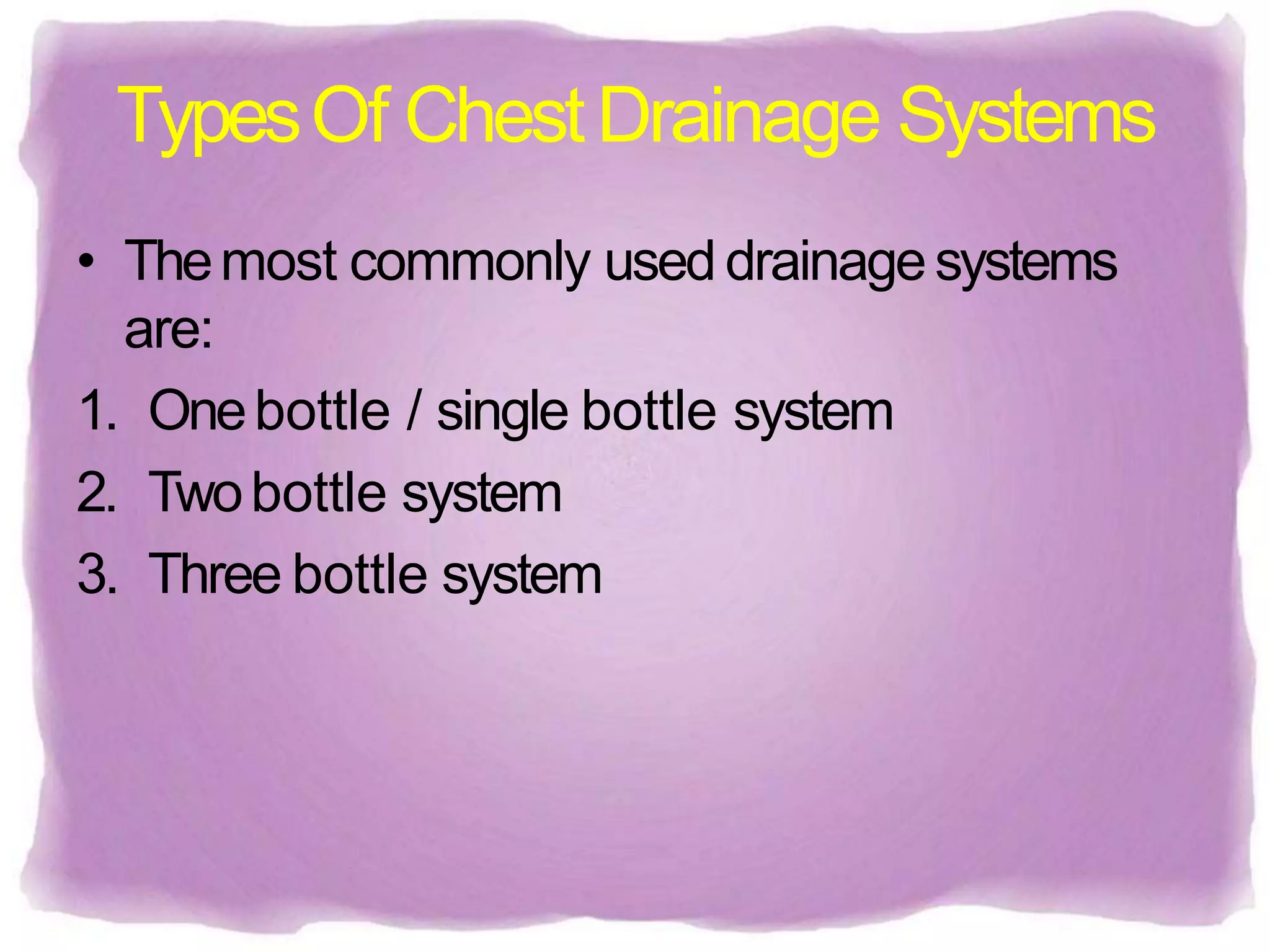 Chest tube drainage | PPTX