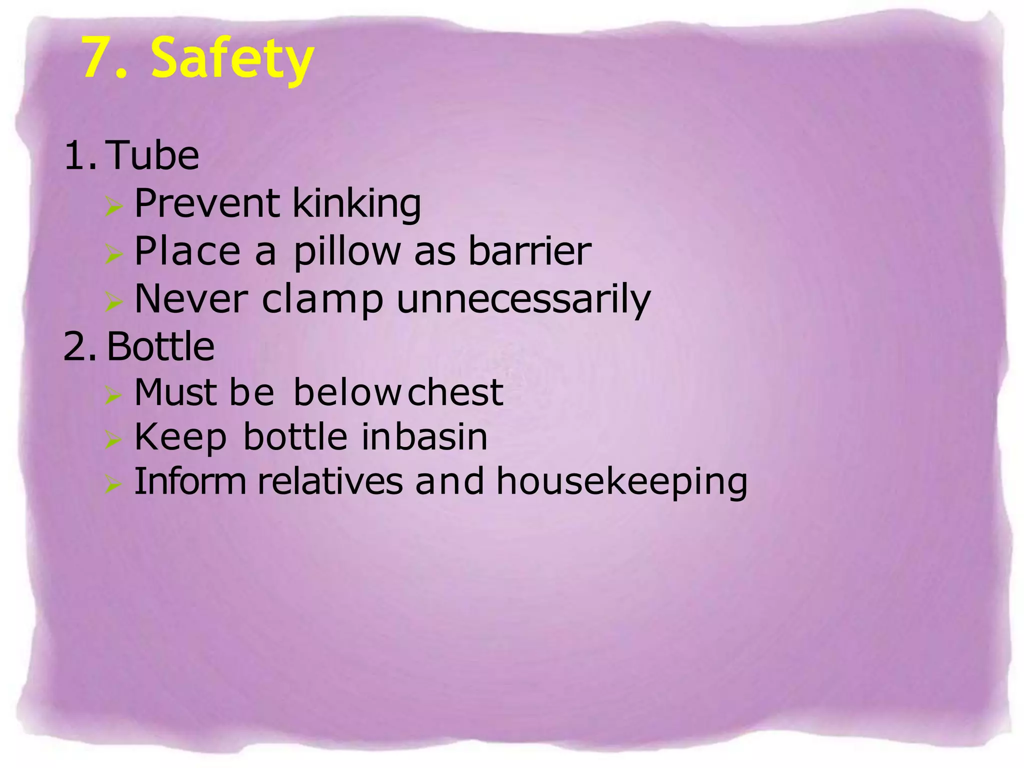 Chest tube drainage | PPTX