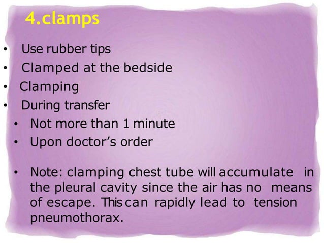 Chest tube drainage | PPTX