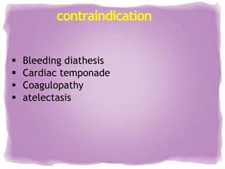 Chest tube drainage | PPTX