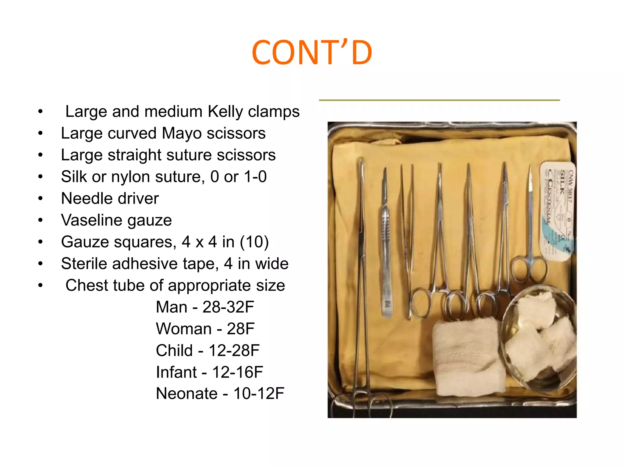 Chest tube insertion | PPTX