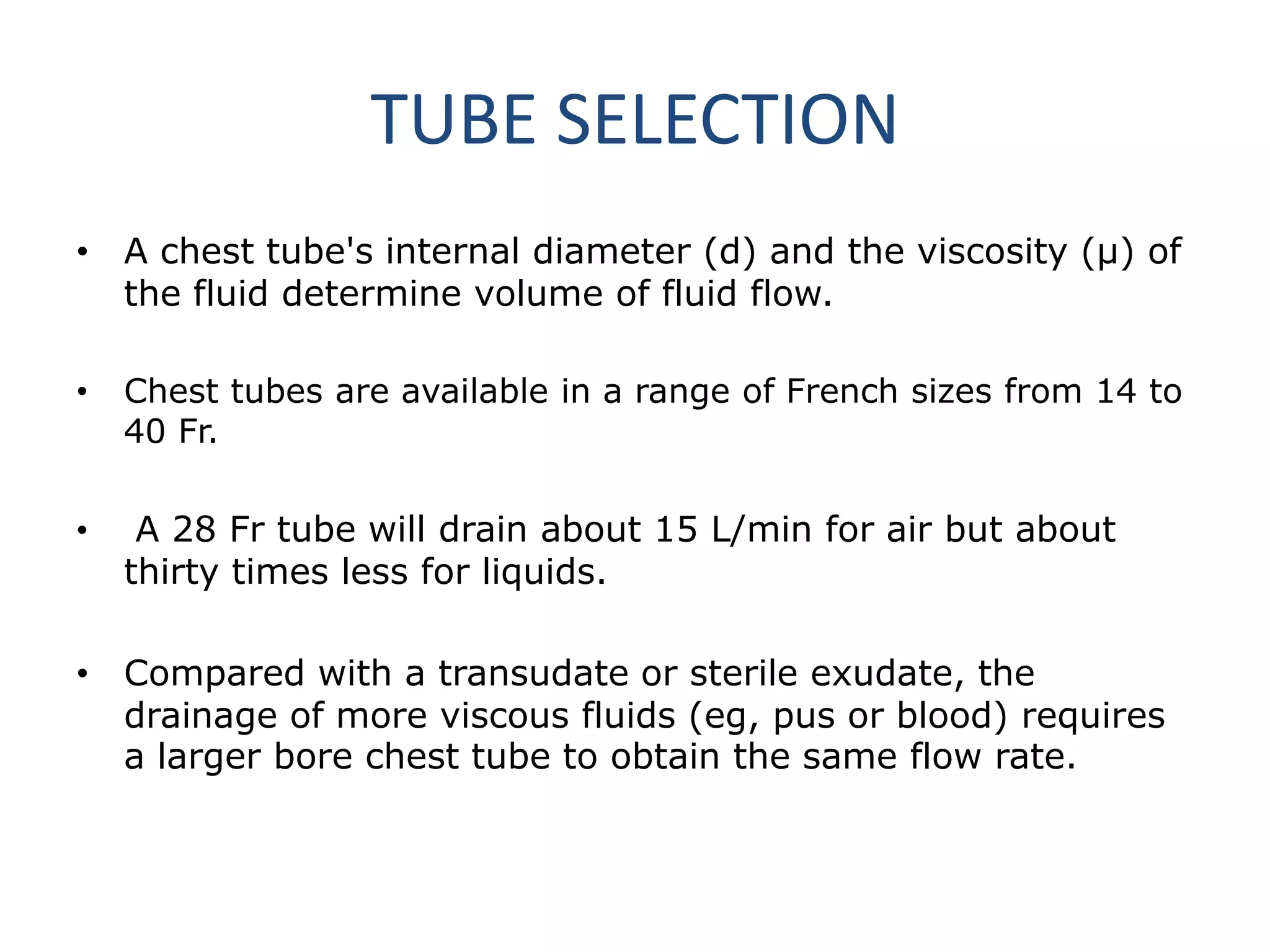 Chest tube insertion | PPTX