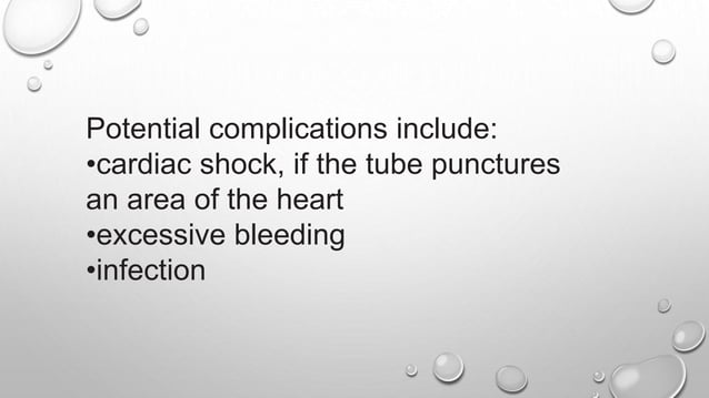 Chest tube insertion care important to me | PPTX | First Aid | Injuries