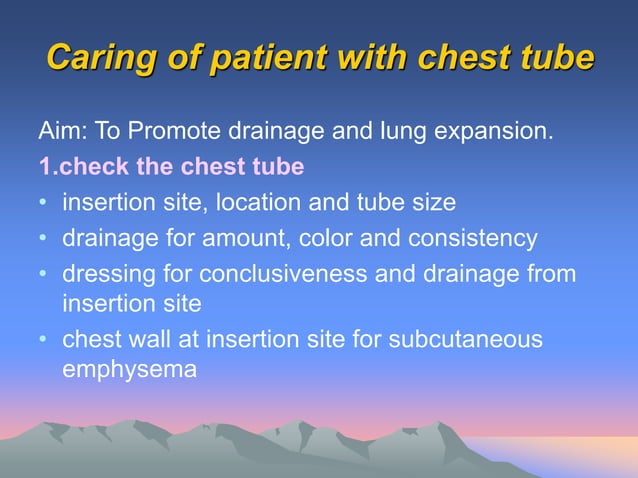 Chest Tube Management.ppt