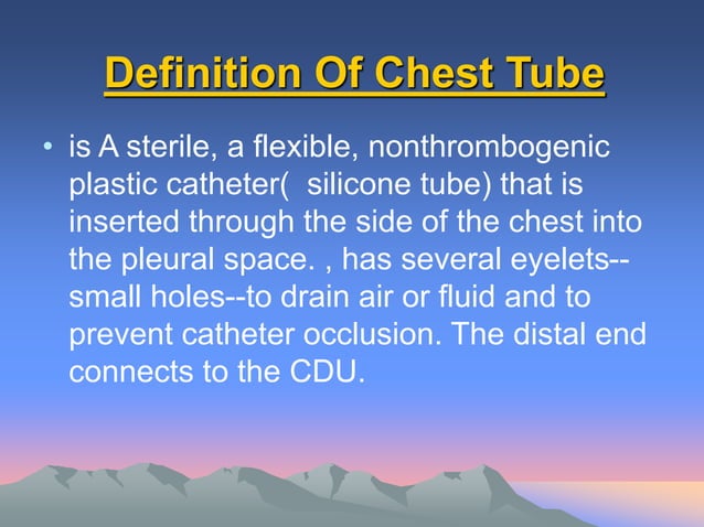 Chest Tube Management.ppt
