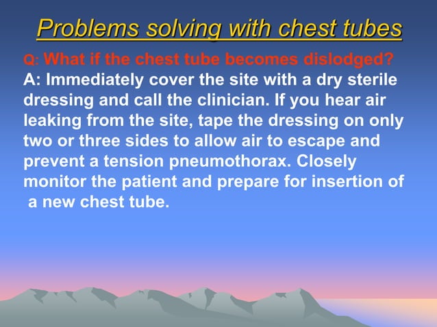 Chest Tube Management.ppt