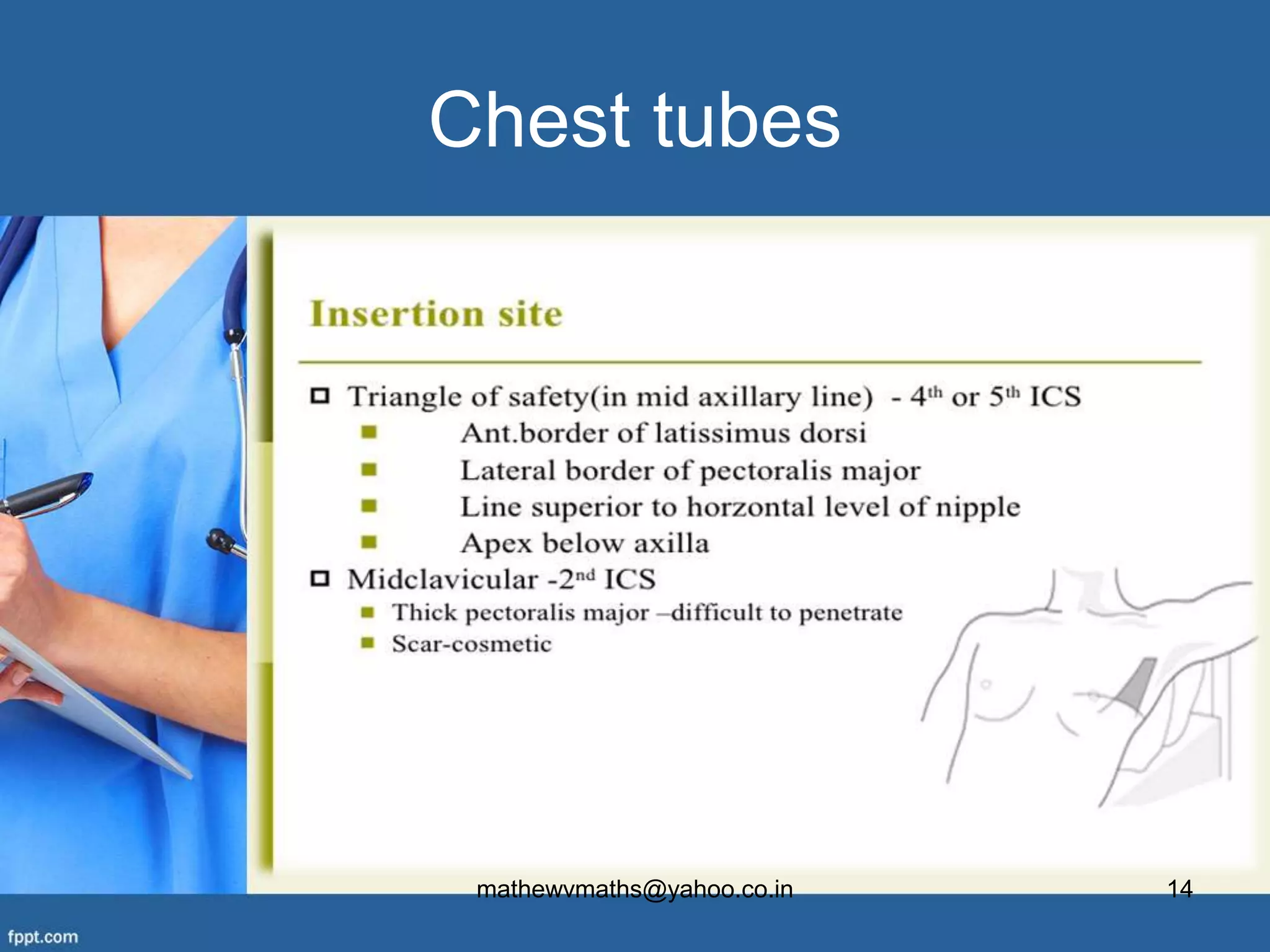 Nursing care patient with Chest tube ppt | PPTX