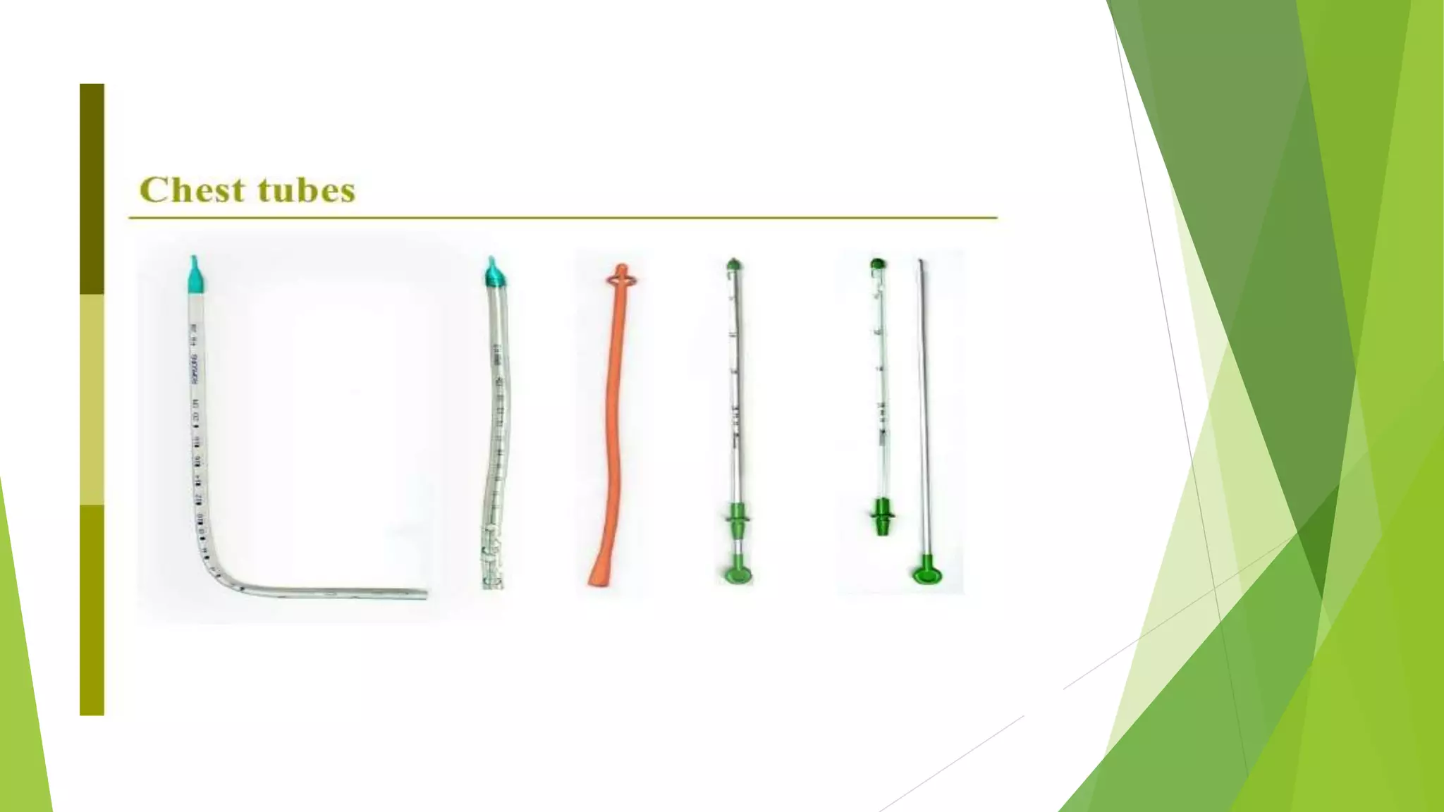 Intercostal Drainage Tubes -Indications,methods,uses | PPTX