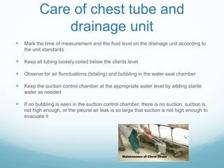 Chesttubes benoy | PPT