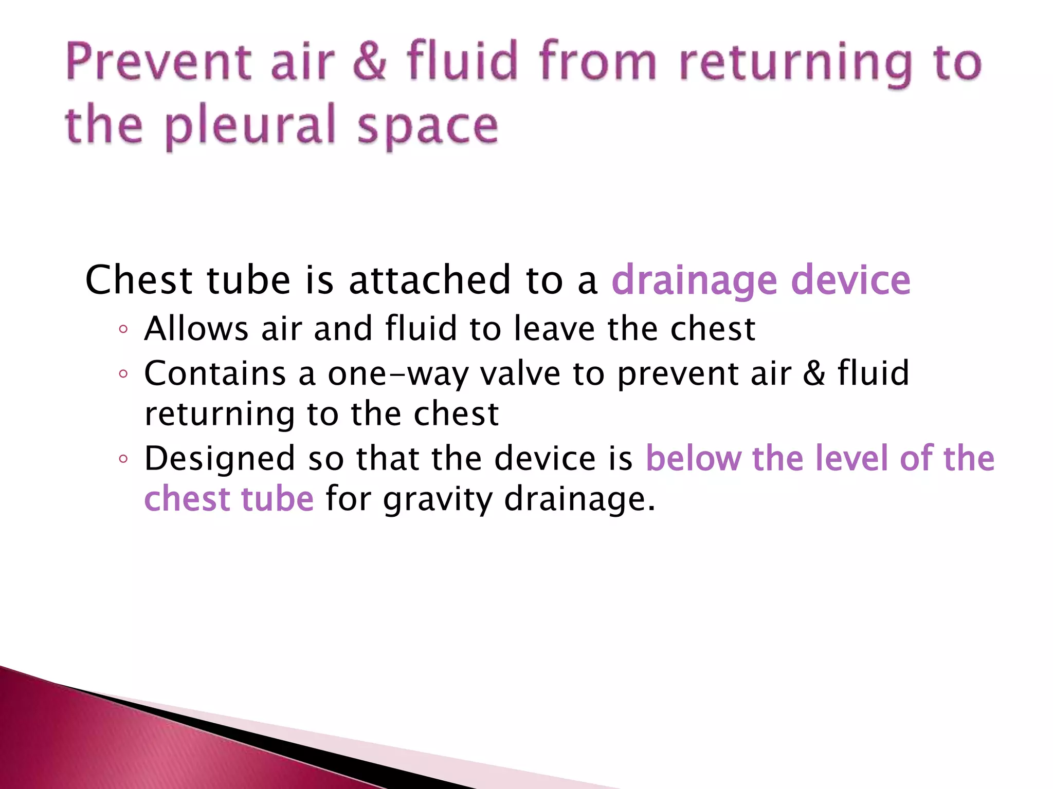 Chest tubes dmw | PPT