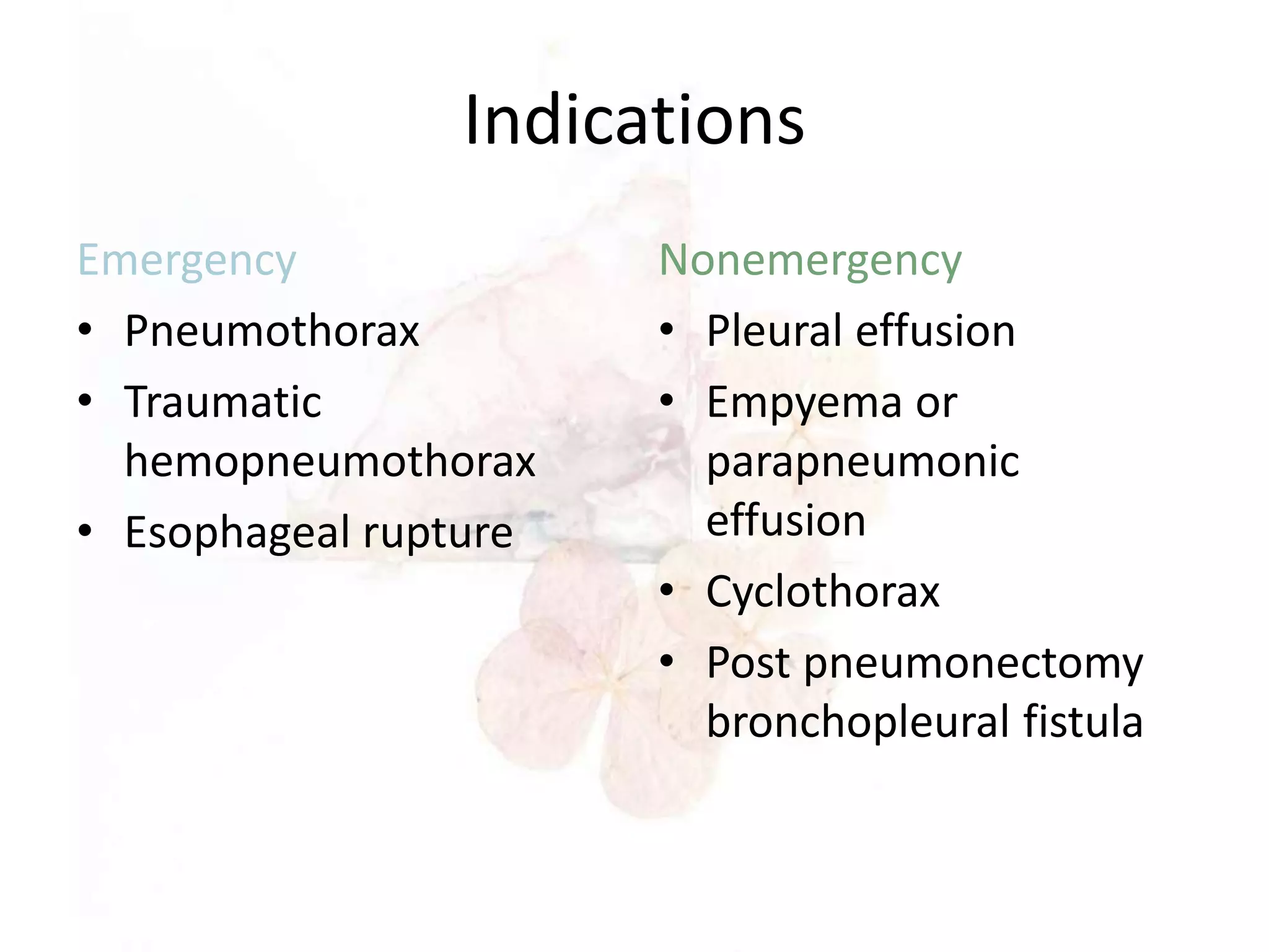 Chest tube insertion ppt (surgery) | PPTX