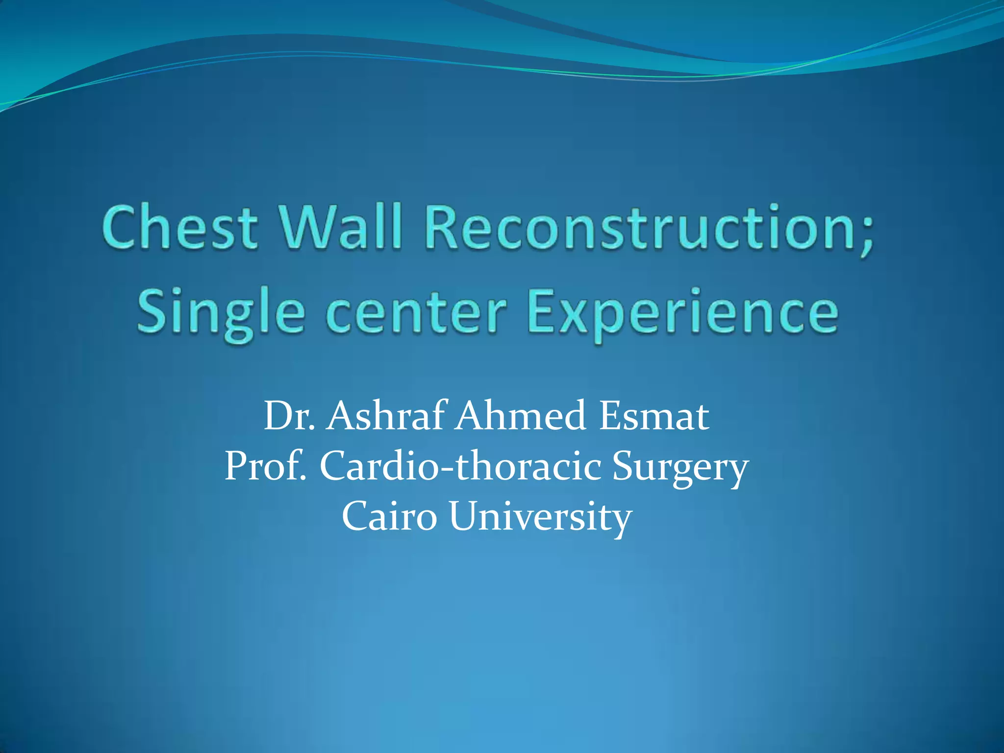 Chest wall | PPTX