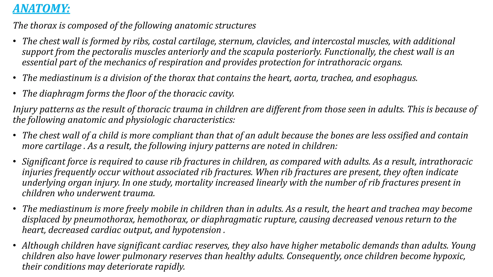 CHEST WALL AND THORACIC CAVITY TRAUMA..pptx