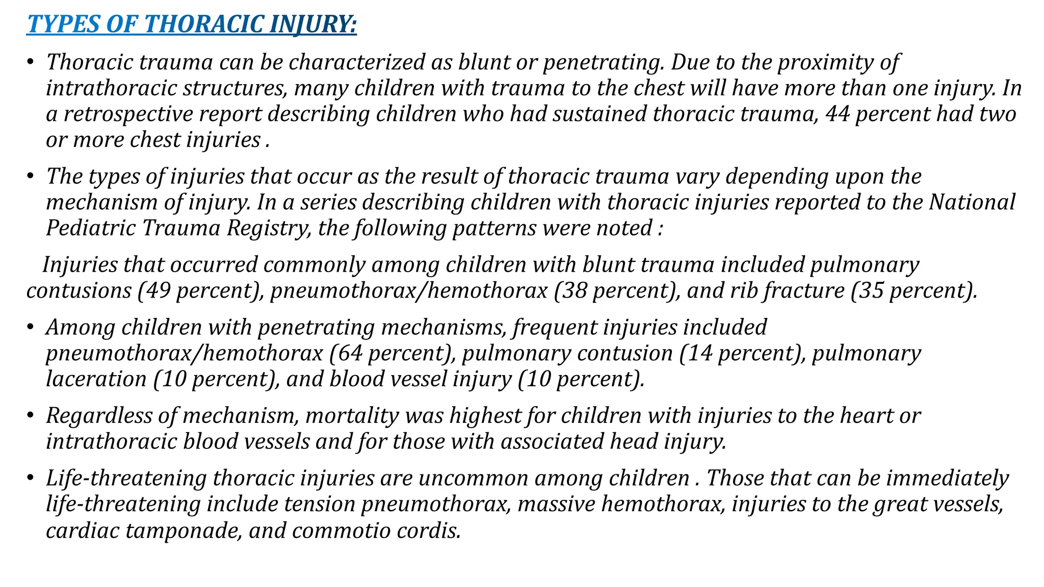 CHEST WALL AND THORACIC CAVITY TRAUMA..pptx