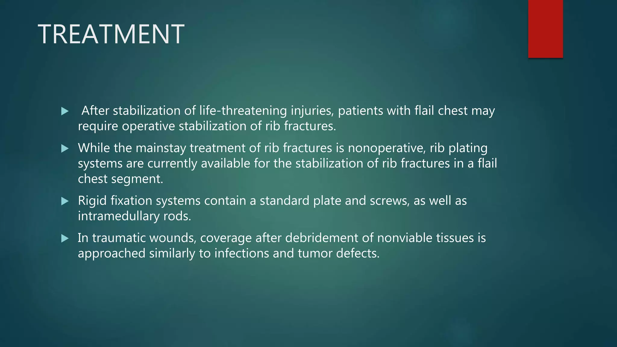 Chest wall defects and their reconstruction | PPT