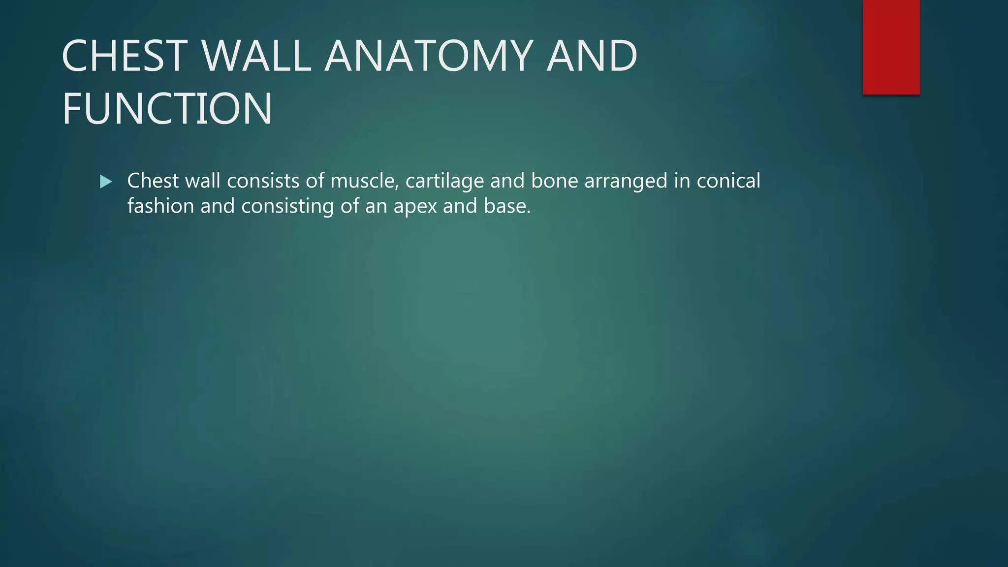 Chest wall defects and their reconstruction | PPTX