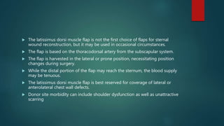 Chest wall defects and their reconstruction | PPTX
