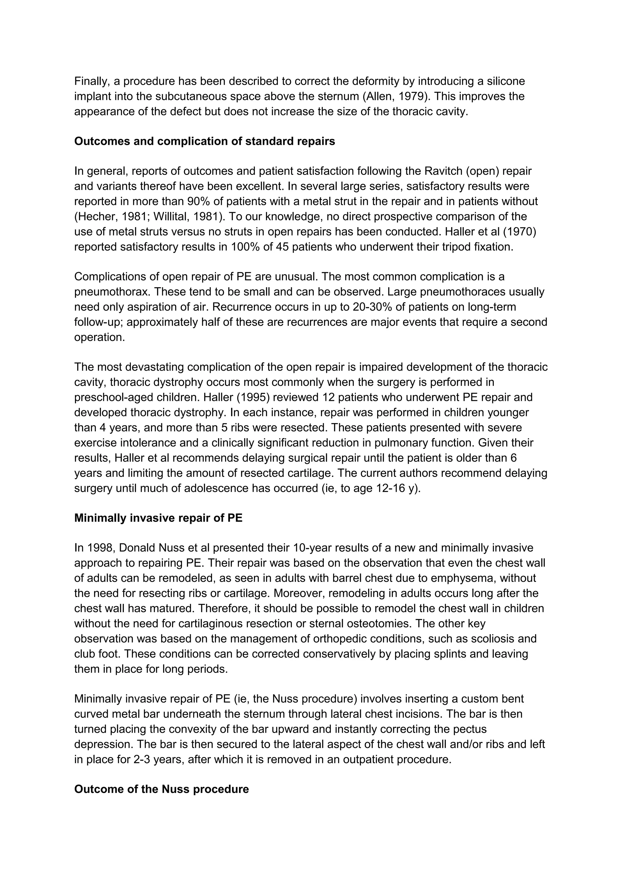 Chest wall deformities | DOC