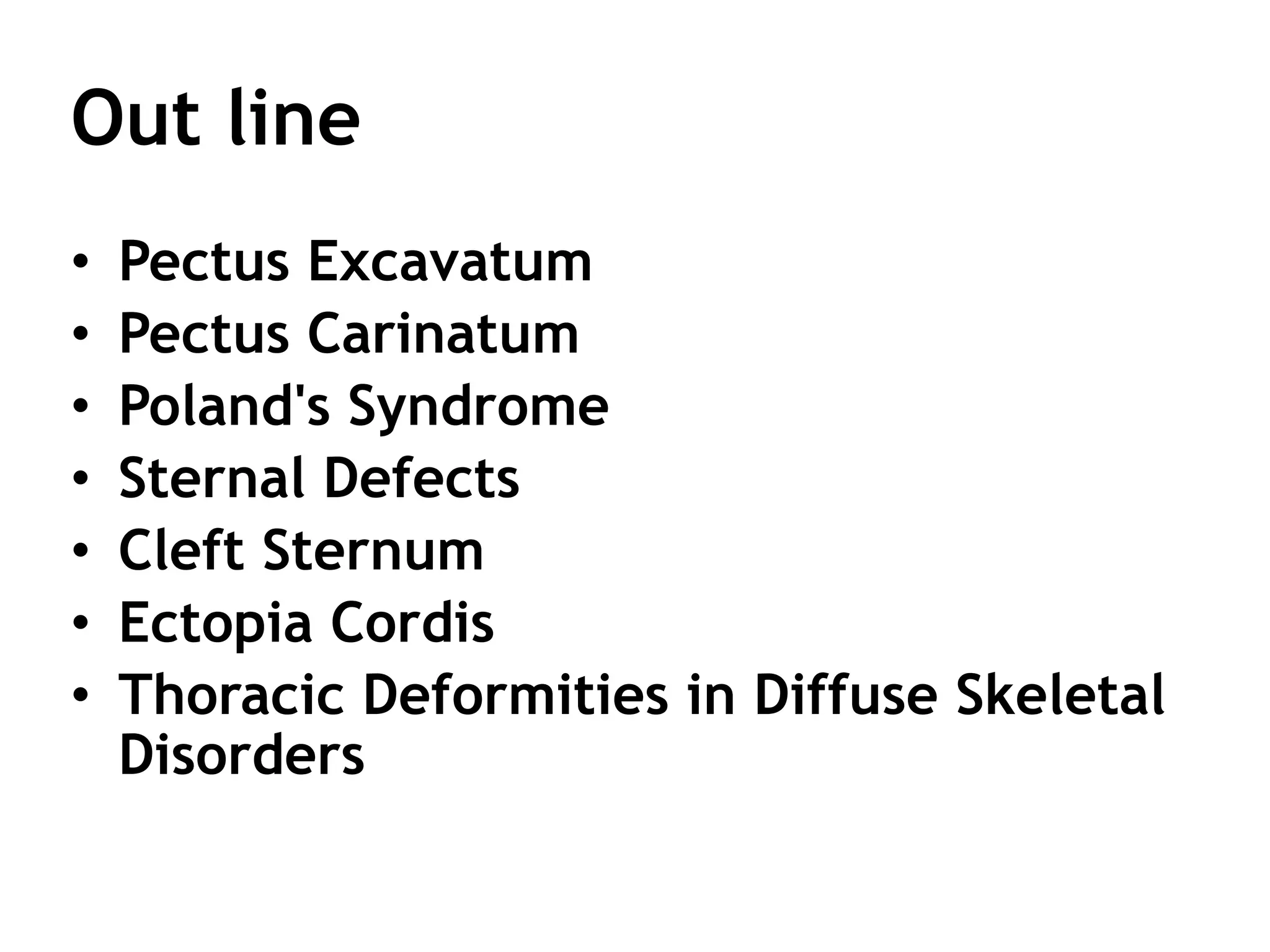 Chest wall deformities | PDF