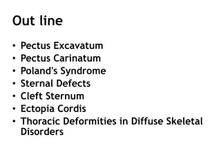 Chest wall deformities | PPT