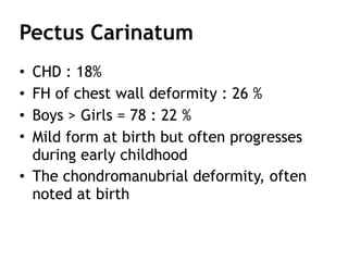 Chest wall deformities | PPT