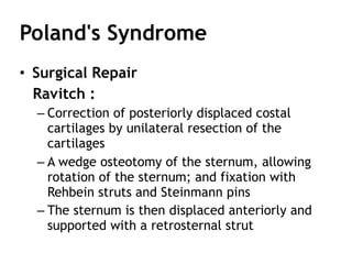 Chest wall deformities | PPT