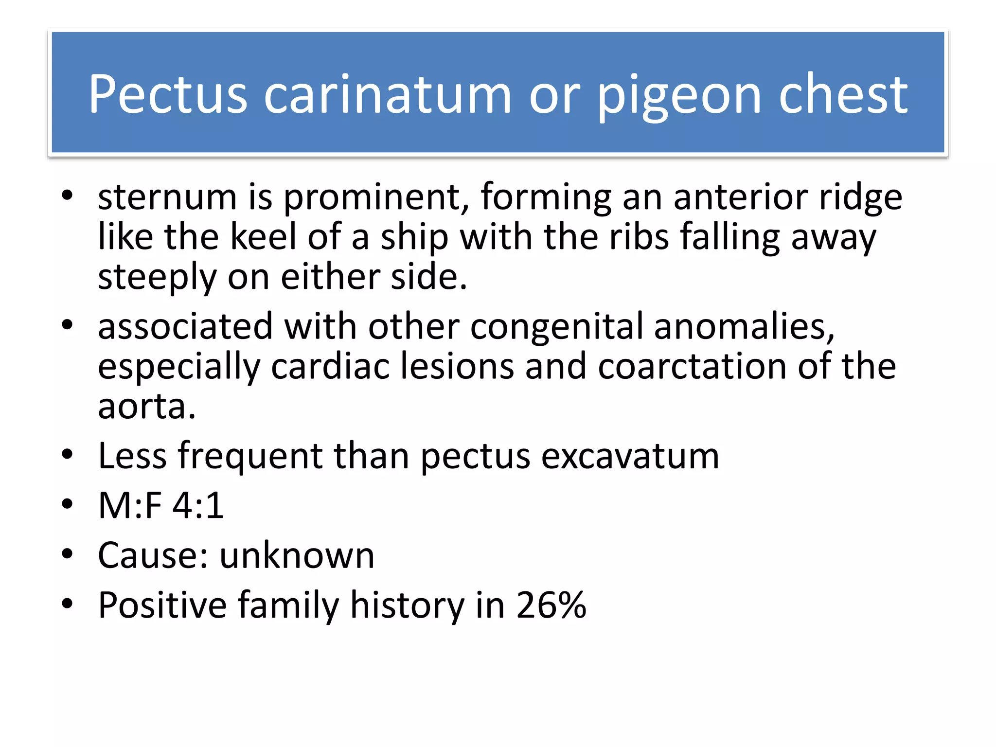 Chest Wall Deformity | PPTX