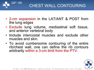 CHEST WALL TOXICITY IN SABR : PREDICTORS AND CONTOURING OF CHEST WALL | PPT